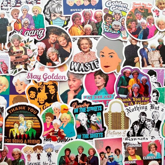 Design | 5 Pack Of The Golden Girls Stickers | Poshmark